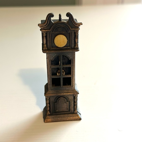 Vintage | Office | Vintage Die Cast Miniature Grandfather Clock Pencil ...